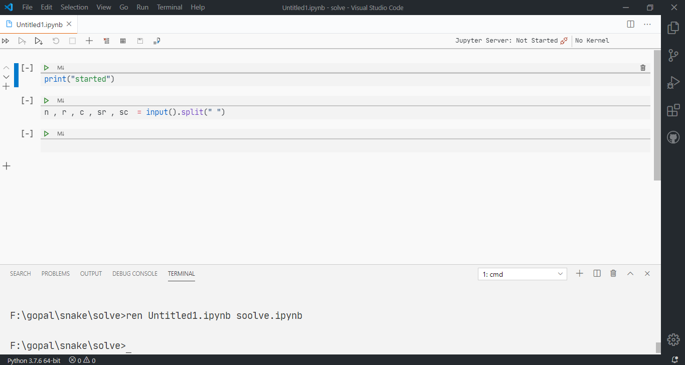 Problem when terminal is open to maximum panel size with a jupyter ...