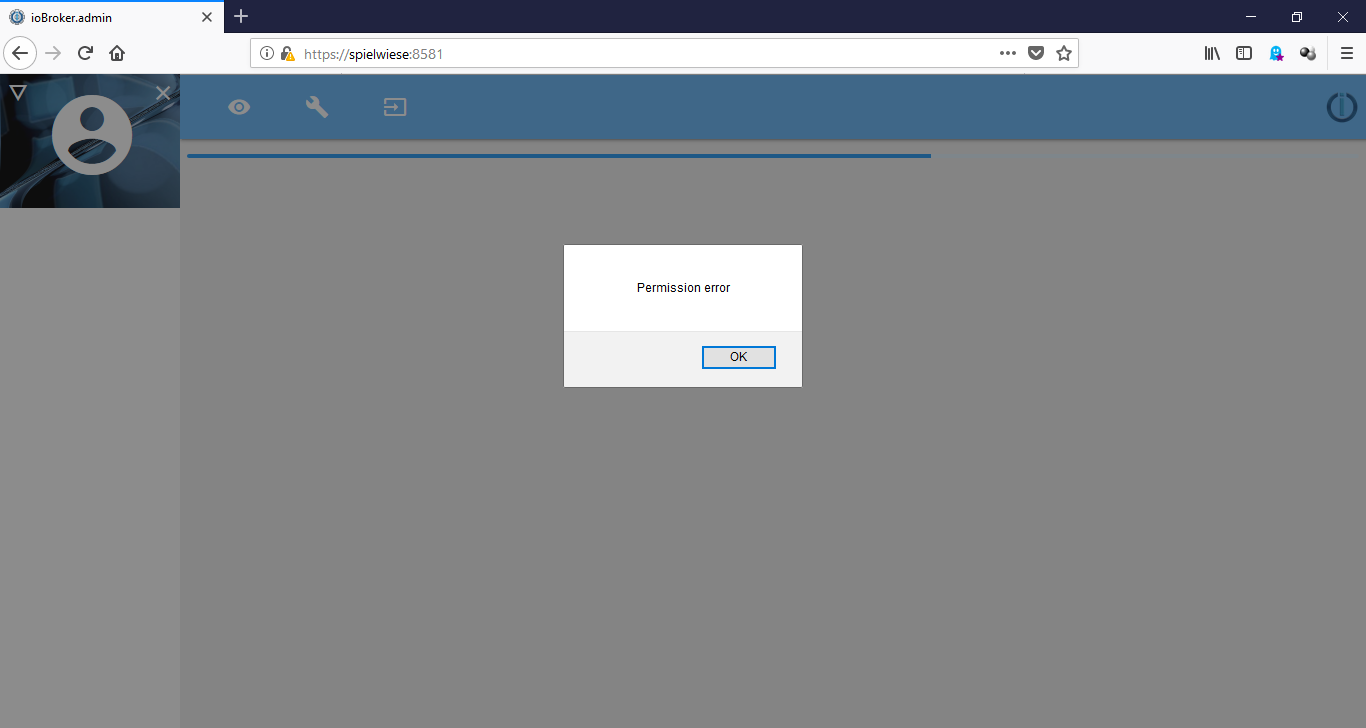 Permission error: new User · Issue #352 · ioBroker/ioBroker.admin · GitHub