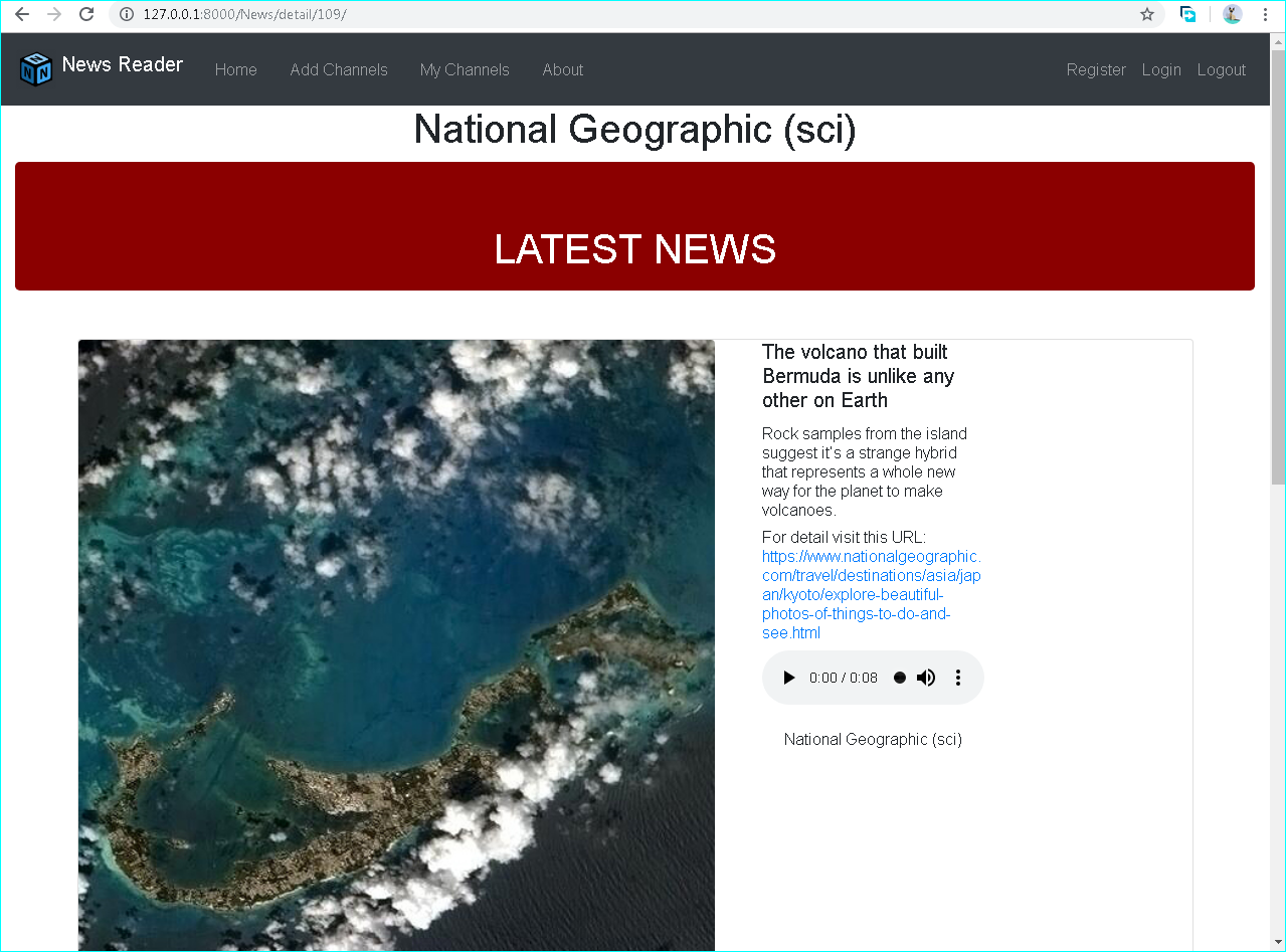 Github Areeba Seher04python Django Web Newsreader Newsreader Is An Application Created With