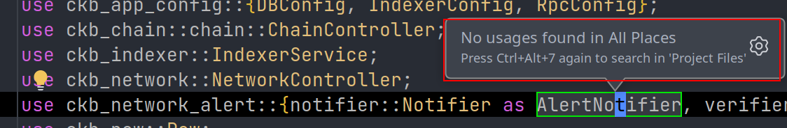 Can't found declaration or usage on `import type alias` · Issue #10334 · intellij-rust/intellij ...