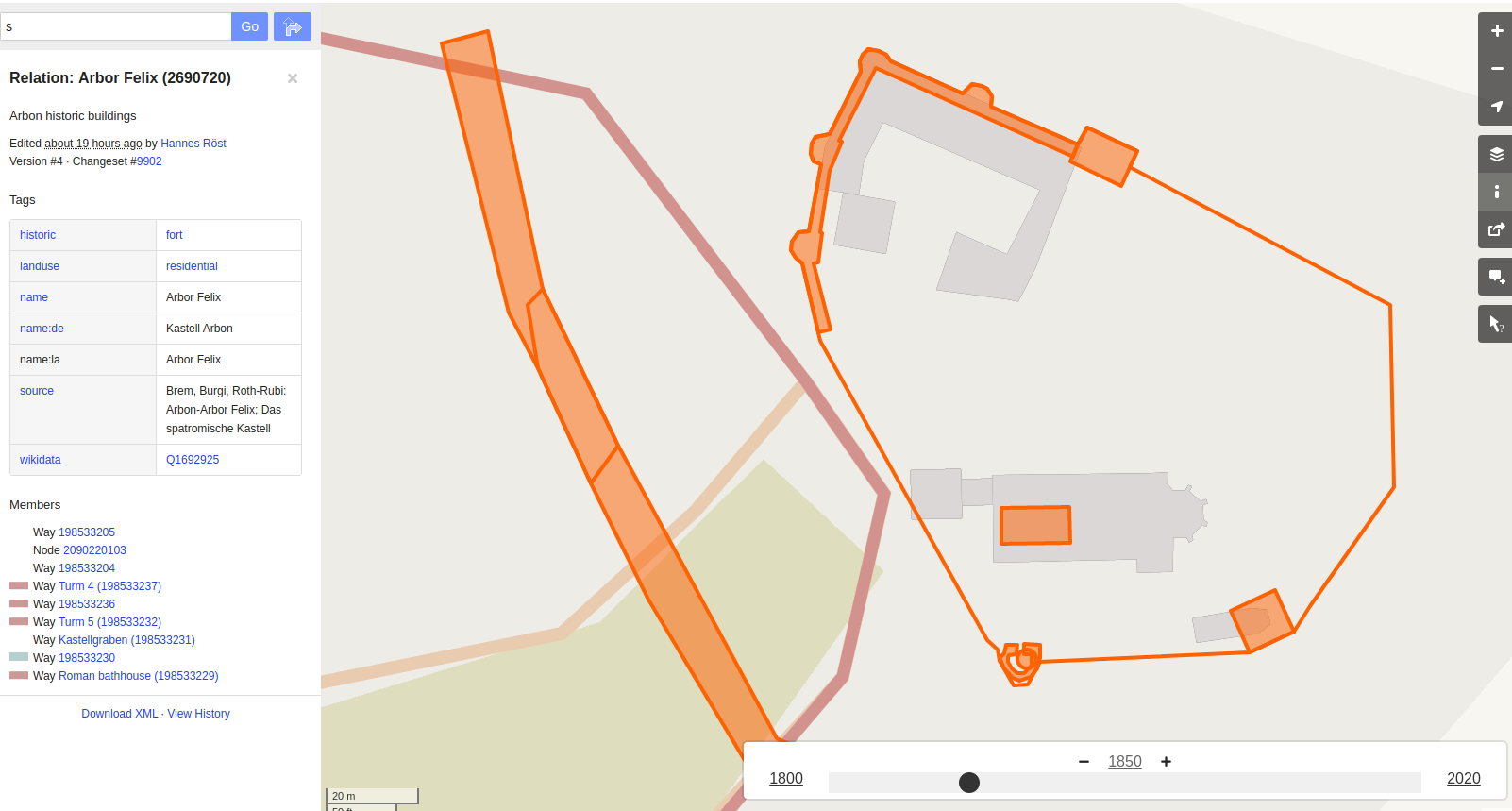 Adjust time slider for linked object · Issue #126 · OpenHistoricalMap/issues · GitHub
