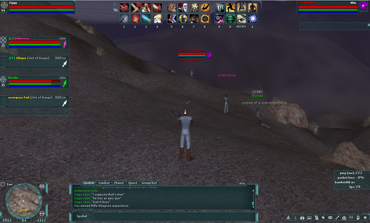 (Out of Range) despite being inside range when using long range weapons · Issue #621 ...