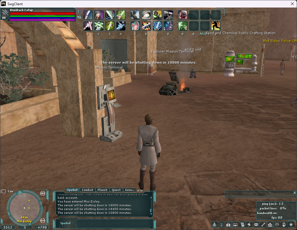 [Admin] Server shutdown timer now displays the correct time in broadcasted system messages ...