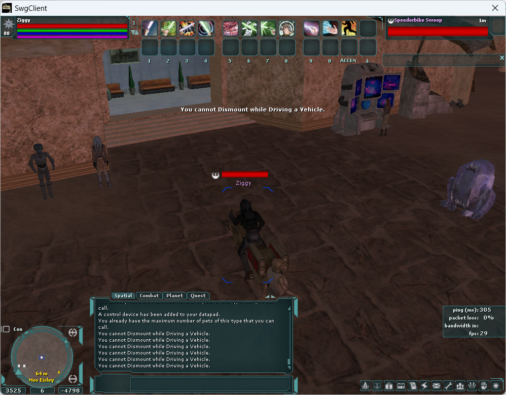 [Vehicle] You can double click a vehicle to dismount it again · Issue #1294 · ProjectSWGCore ...