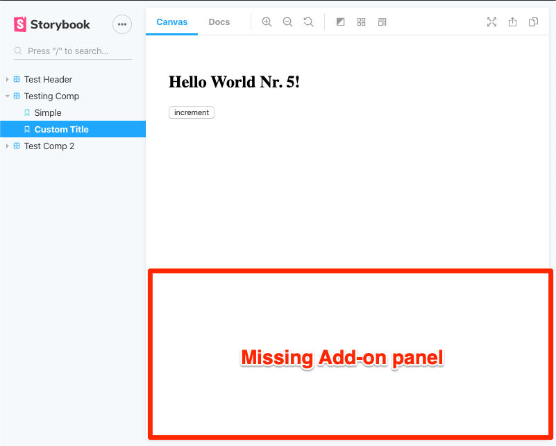 withWebComponentsKnobs > Addons not displaying · Issue #1346 · open-wc/open-wc · GitHub