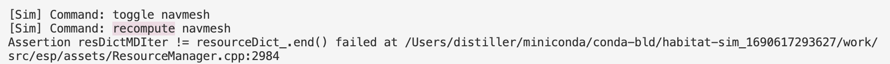 Assertion Error after adding static object and recompute navmesh from Viewer.py · Issue #2248 ...