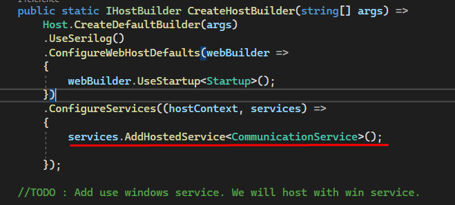 Asp.Net Core Web App + Background Service + Web Api In Same Project? · Issue #41204 · dotnet ...