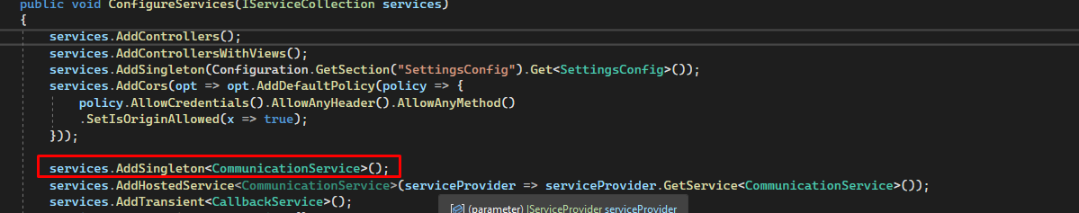 Asp.Net Core Web App + Background Service + Web Api In Same Project? · Issue #41204 · dotnet ...