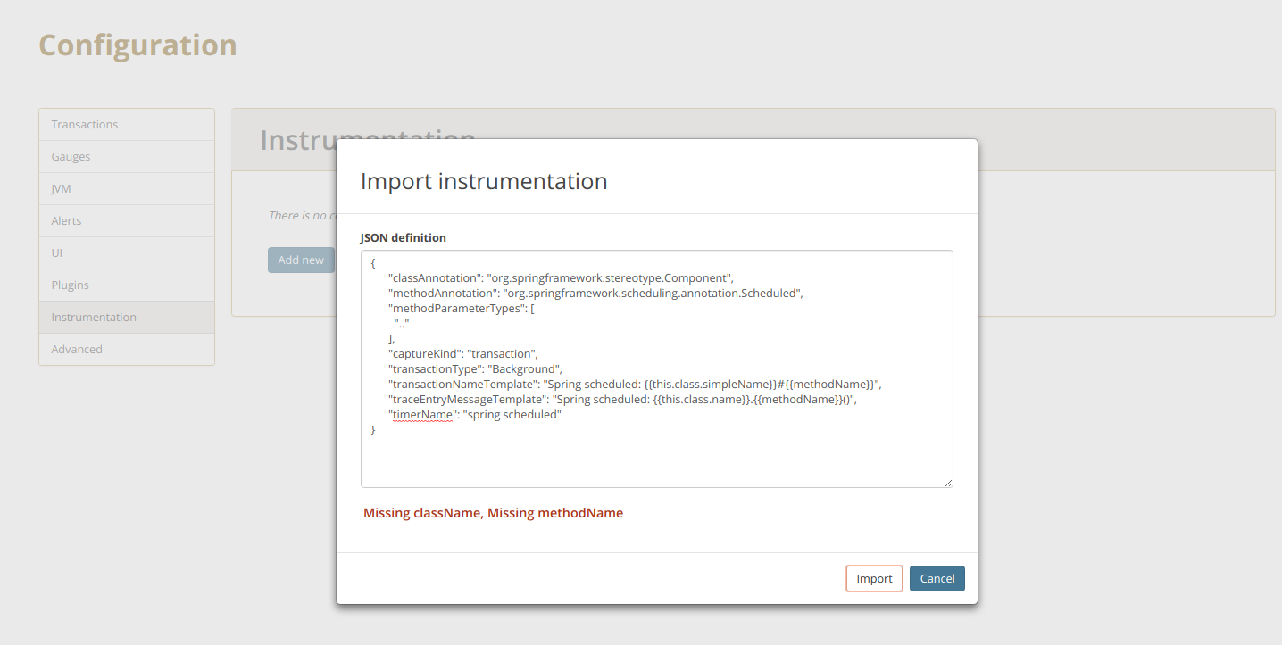 Spring @Scheduled jobs does not appear in Transactions menu · Issue #416 · glowroot/glowroot ...
