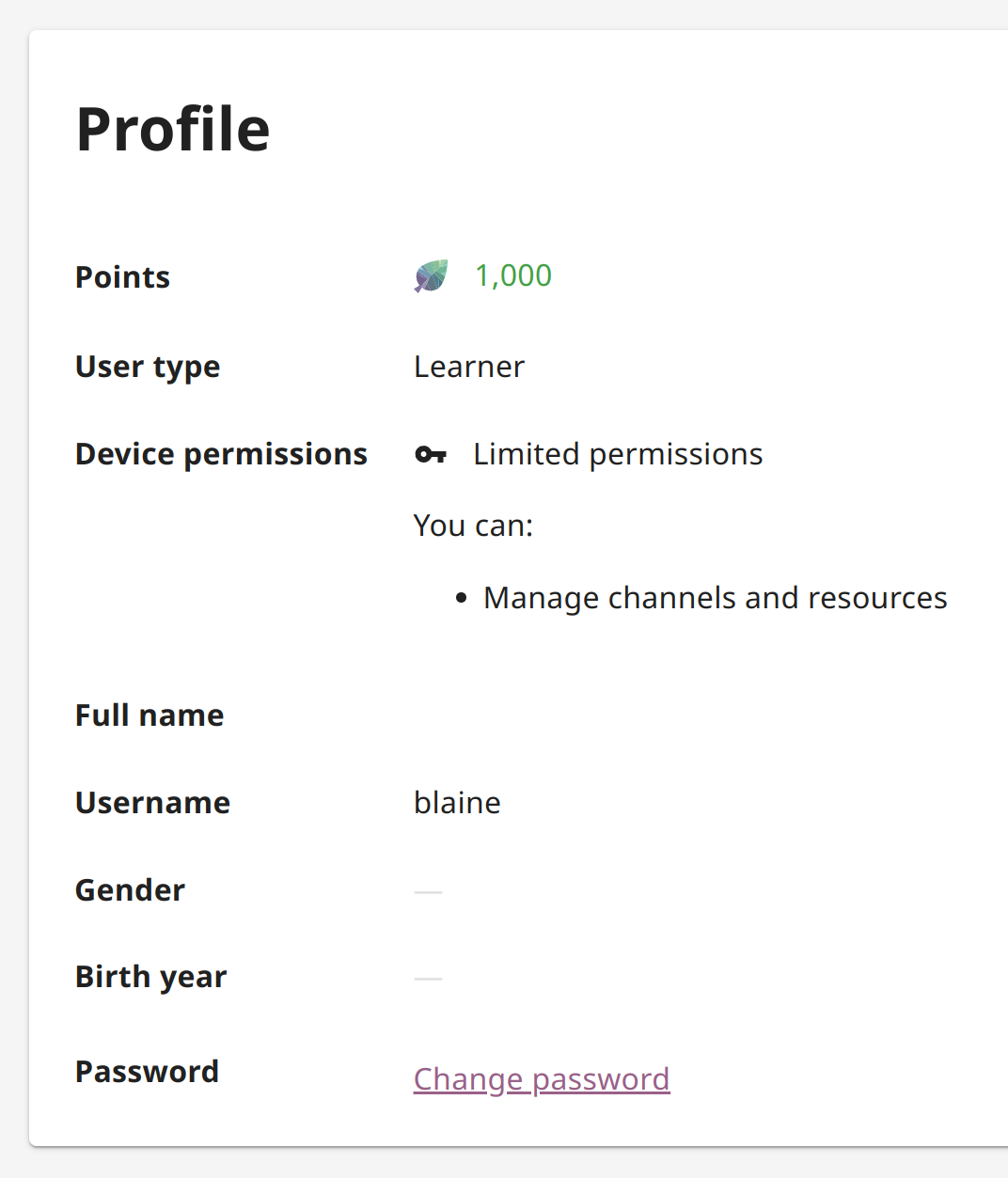 Learners on learn-only devices should not be able to edit their ...
