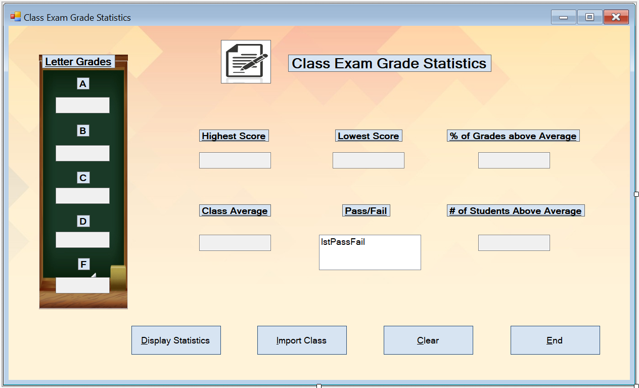 GitHub - AlexJoon/Class-Exam-Grade-Statistics: Class Grade Statistics w ...