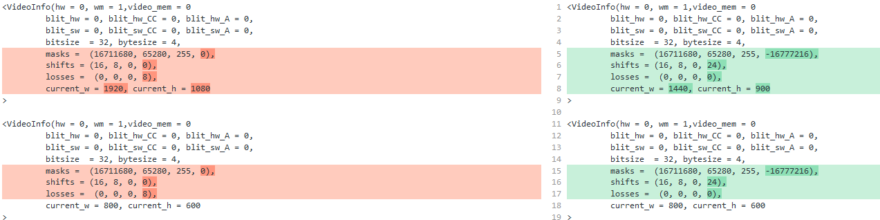 Not all surfaces are going to full black · Issue #1395 · pygame/pygame ... Not all surfaces are going to full black · Issue #1395 · pygame/pygame ...