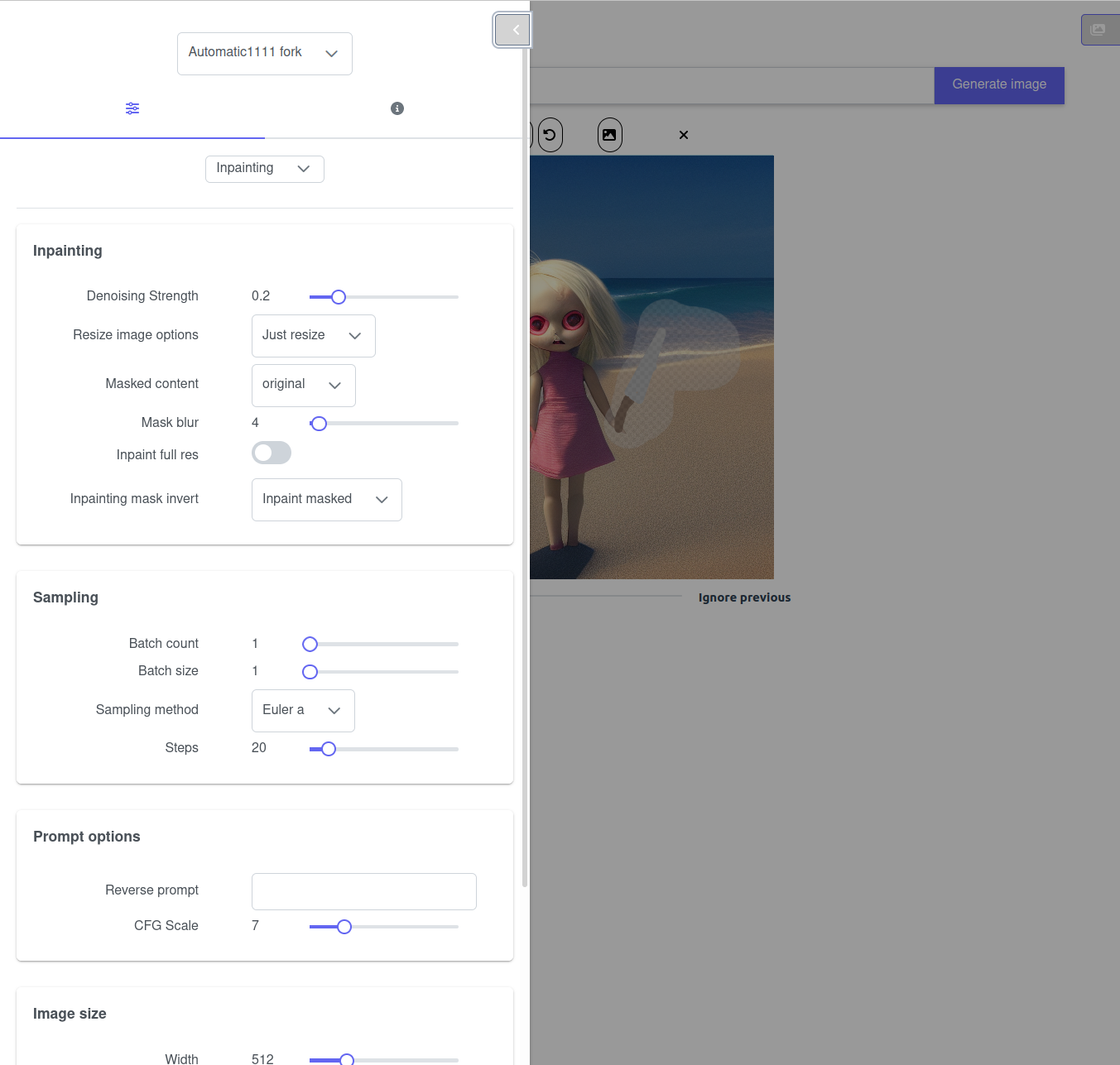 Automatic1111 New Frontend Using DiffusionUI Issue 1204