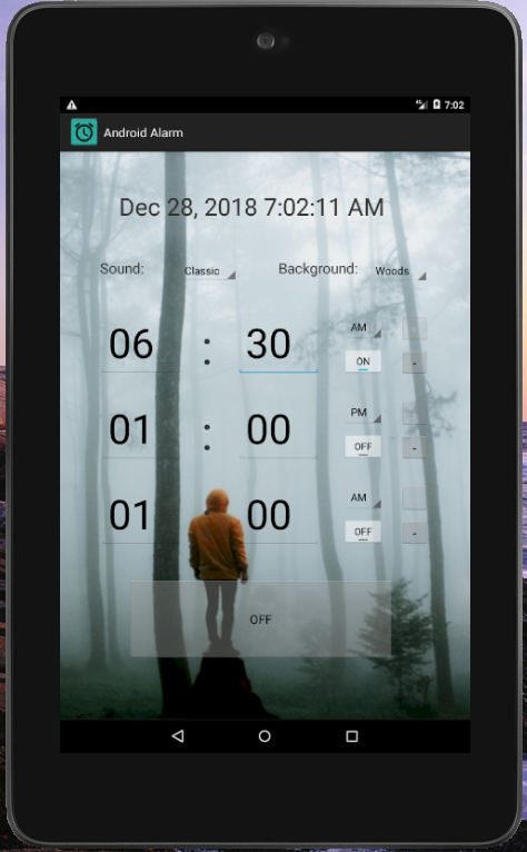 Github Dan 77 Alarmclock Android Java This Was An Alarm Clock Application That I Created For