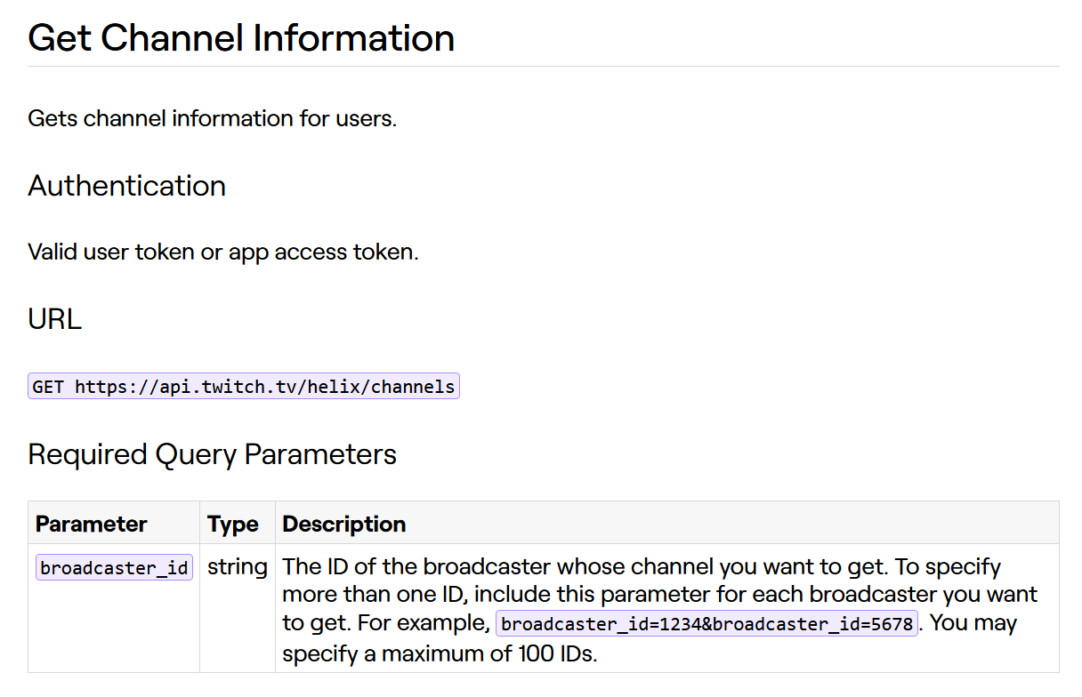 Helix API `fetch_channel` could request 100 broadcasts at once · Issue #317 · PythonistaGuild ...