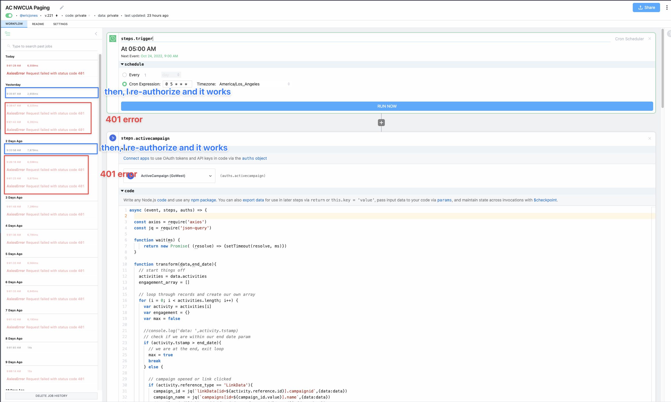Salesforce Connected Account not holding session [BUG] · Issue #4564 · PipedreamHQ/pipedream ...