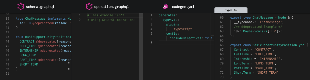 schema-ast should pull deprecation notices about enums · Issue #6869 · dotansimha/graphql-code ...