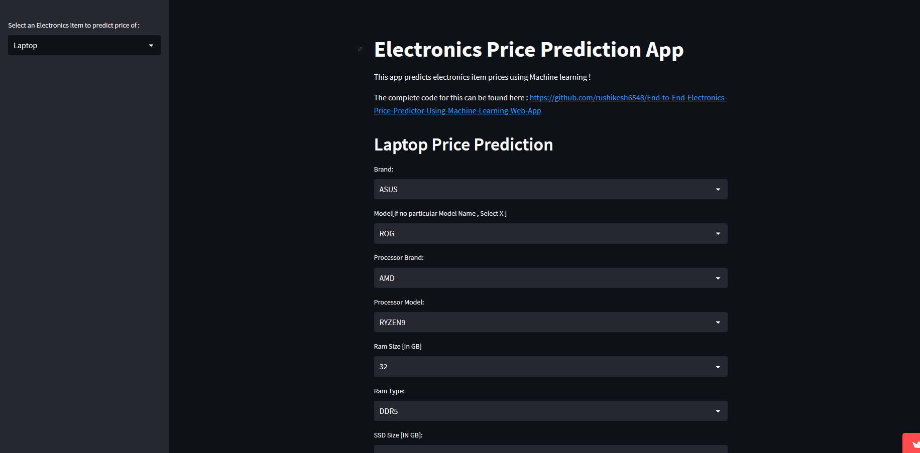 GitHub - rushikesh6548/End-to-End-Electronics-Price-Predictor-Using ...