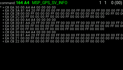 MSP_GPS_SV_INFO request responses with no data · Issue #11928 · betaflight/betaflight · GitHub