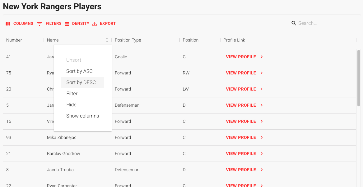 GitHub - christopherrobin/nhl-radar: NHL Radar, the NHL team and player profile application.