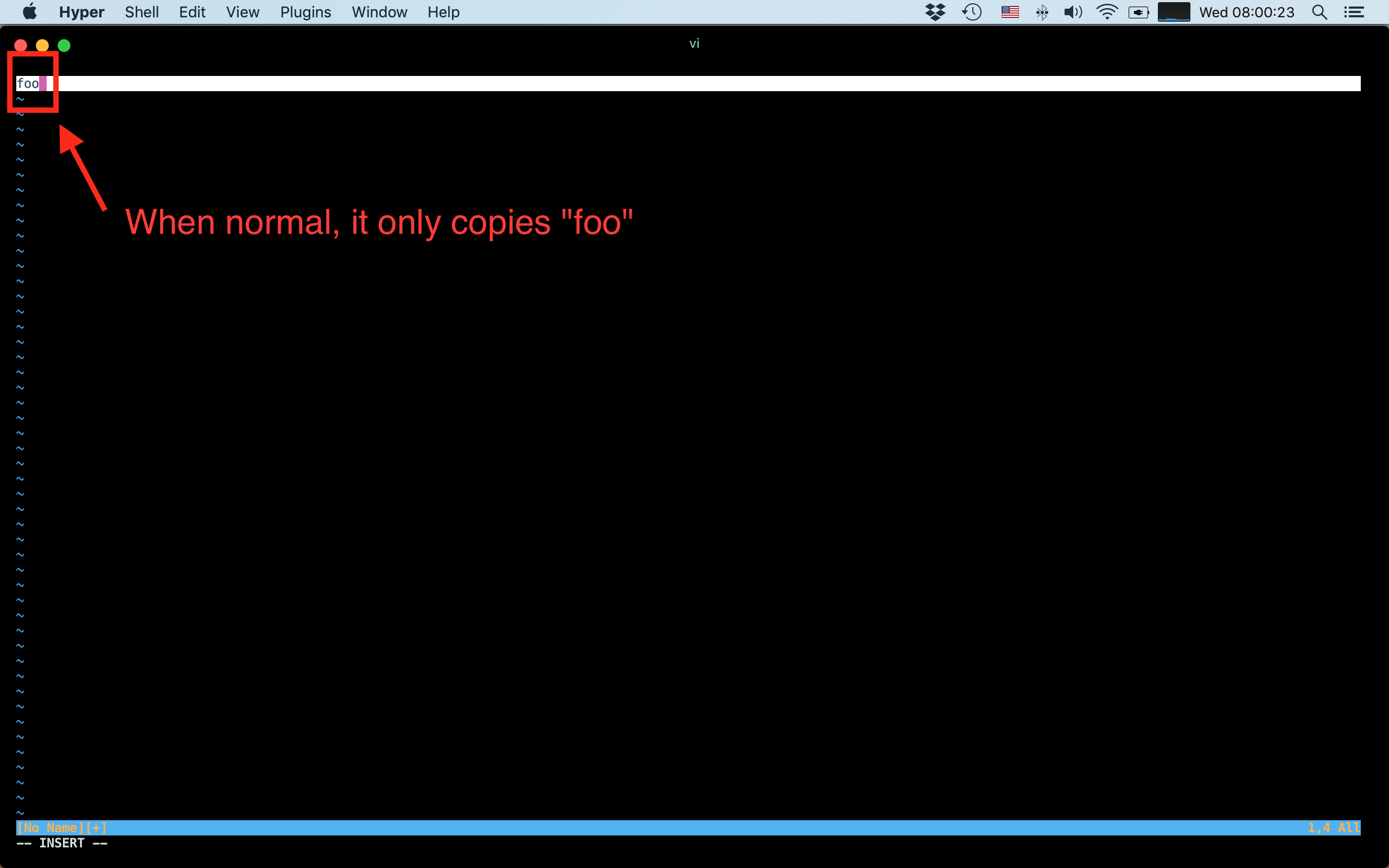 Hyper adds extra spaces on copy/paste in vim · Issue #3720 · vercel/hyper · GitHub