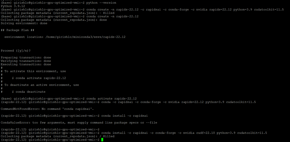 Qst Not Able To Install Rapids · Issue 12431 · Rapidsaicudf · Github 