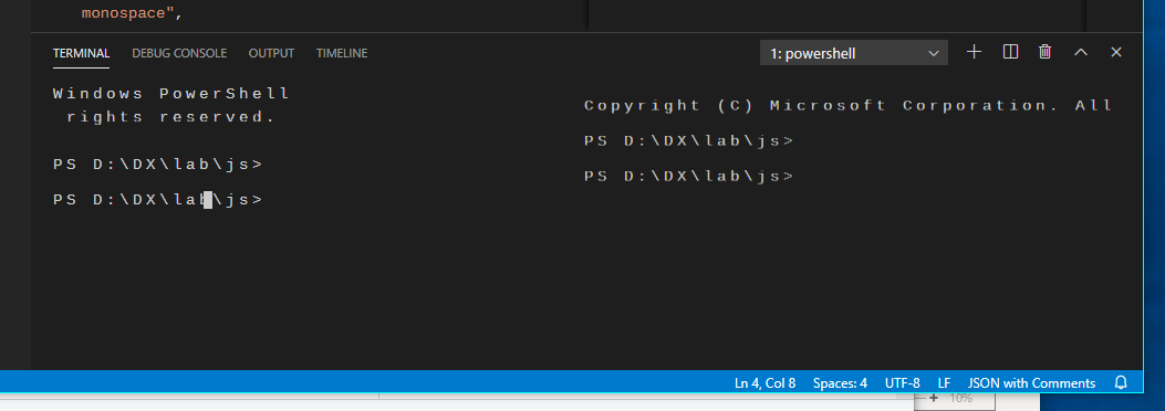 terminal font size issue · Issue #97188 · microsoft/vscode · GitHub