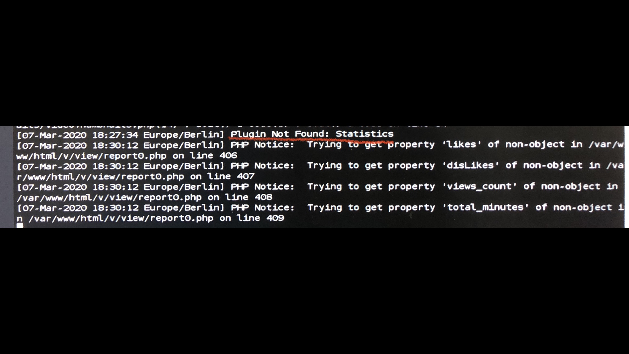 Plugin Not Found: Statistics · Issue #2675 · WWBN/AVideo · GitHub