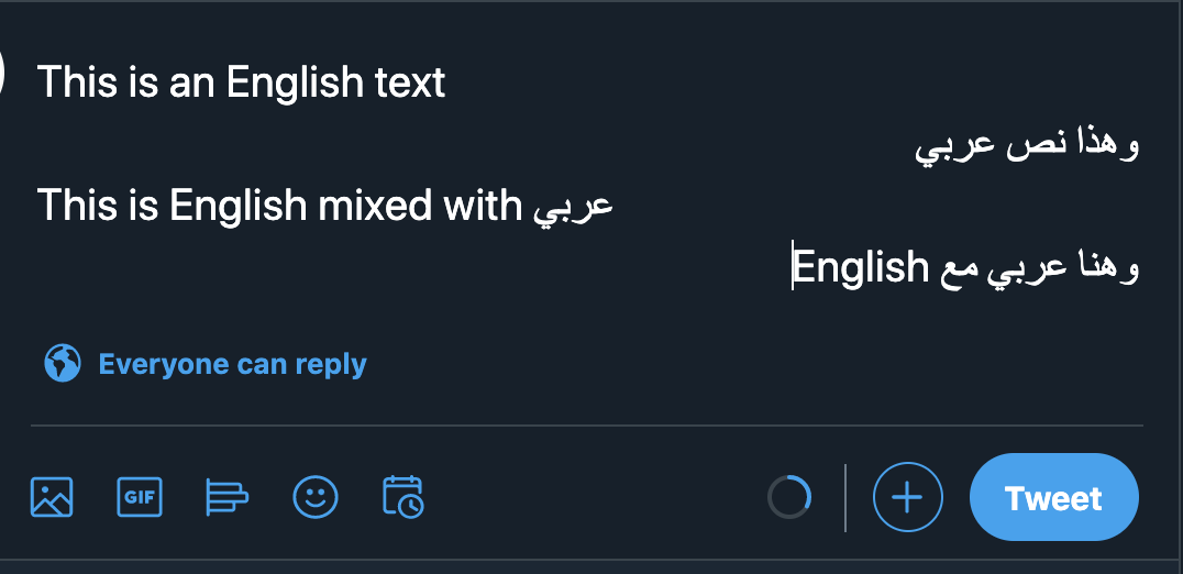 Proposal Support Multiple Textdirection In Text Widget Ie Textdirection Per Paragraphline