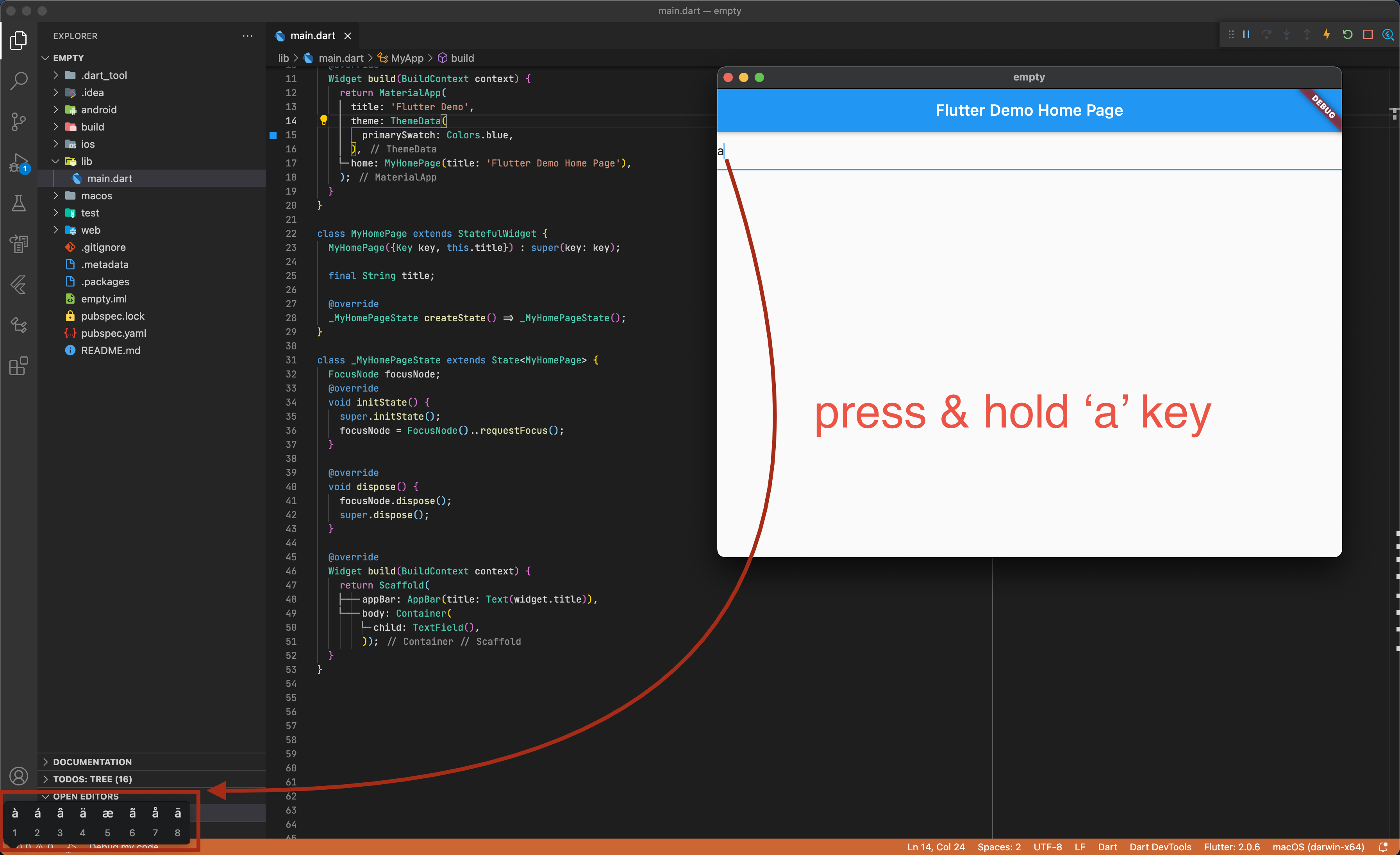MacOS keyboard candidate window is misplaced. · Issue #63296 · flutter/flutter · GitHub
