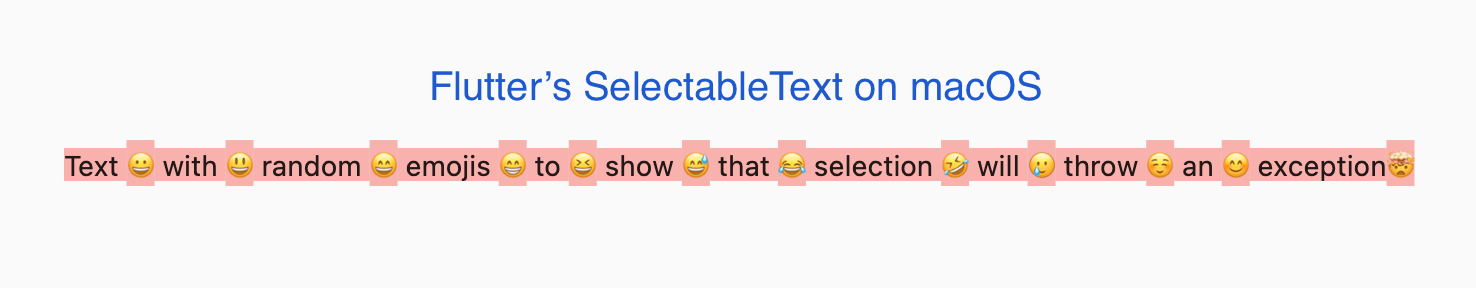 StateError caused by `SuperSelectableTextState.getCharacterBox` as it tries to access the first ...