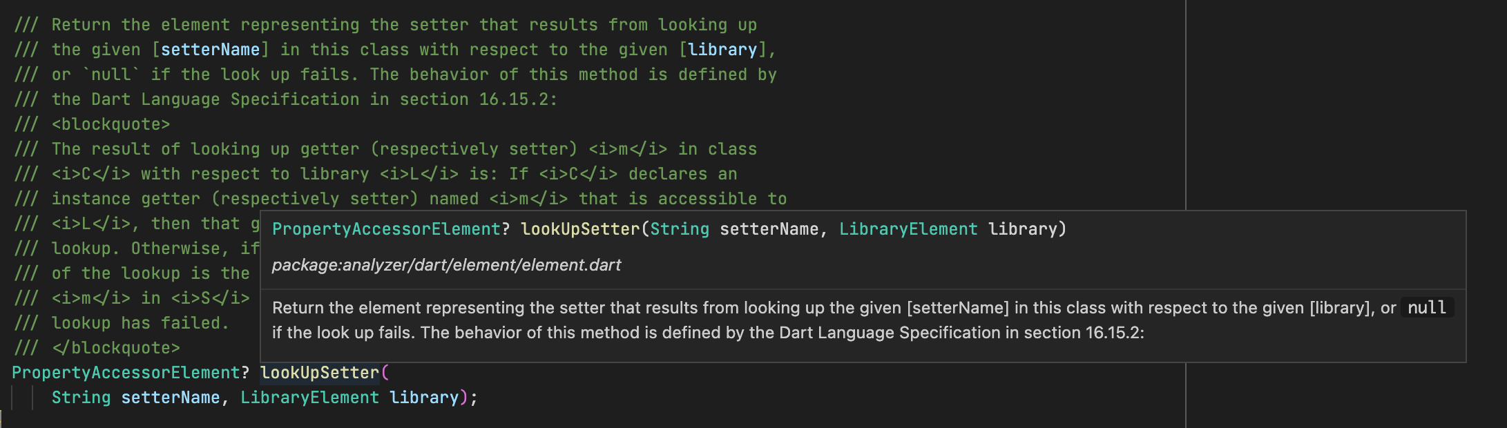 Documentation in places like hovers does not render HTML tags like `b ...