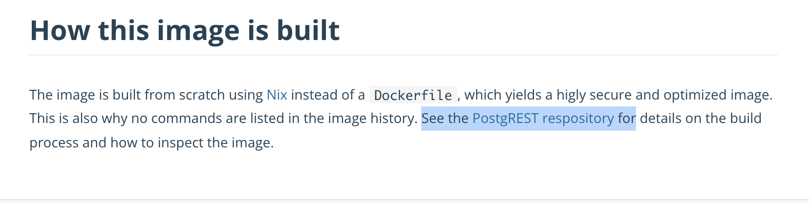 Docker hub broken repo link · Issue #2148 · PostgREST/postgrest · GitHub