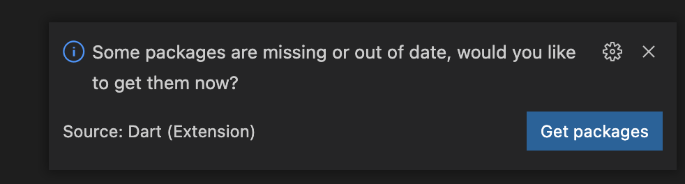 Supply more info with `Some packages are missing or out of date, would ...