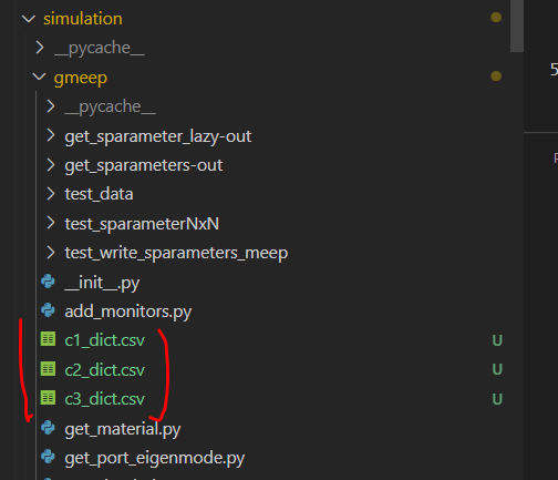 write_sparameters_meep running in multi-process using multiple cores ...