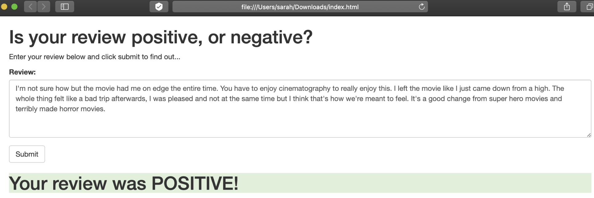 Github Isarah Alshsentiment Analysis Web App Using Pytorch And Sagemaker Creating A