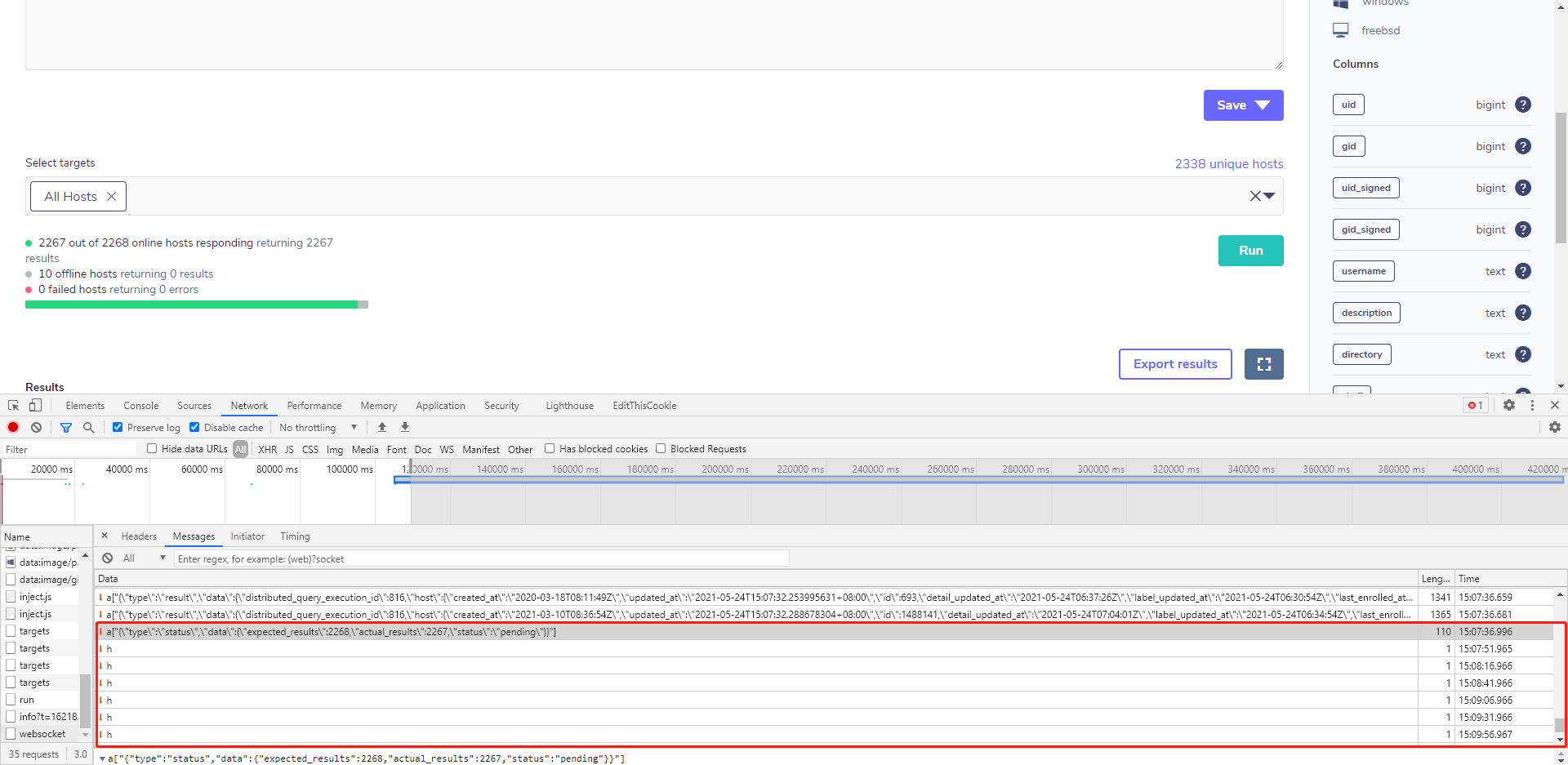 Fleet UI query stuck · Issue #849 · fleetdm/fleet · GitHub