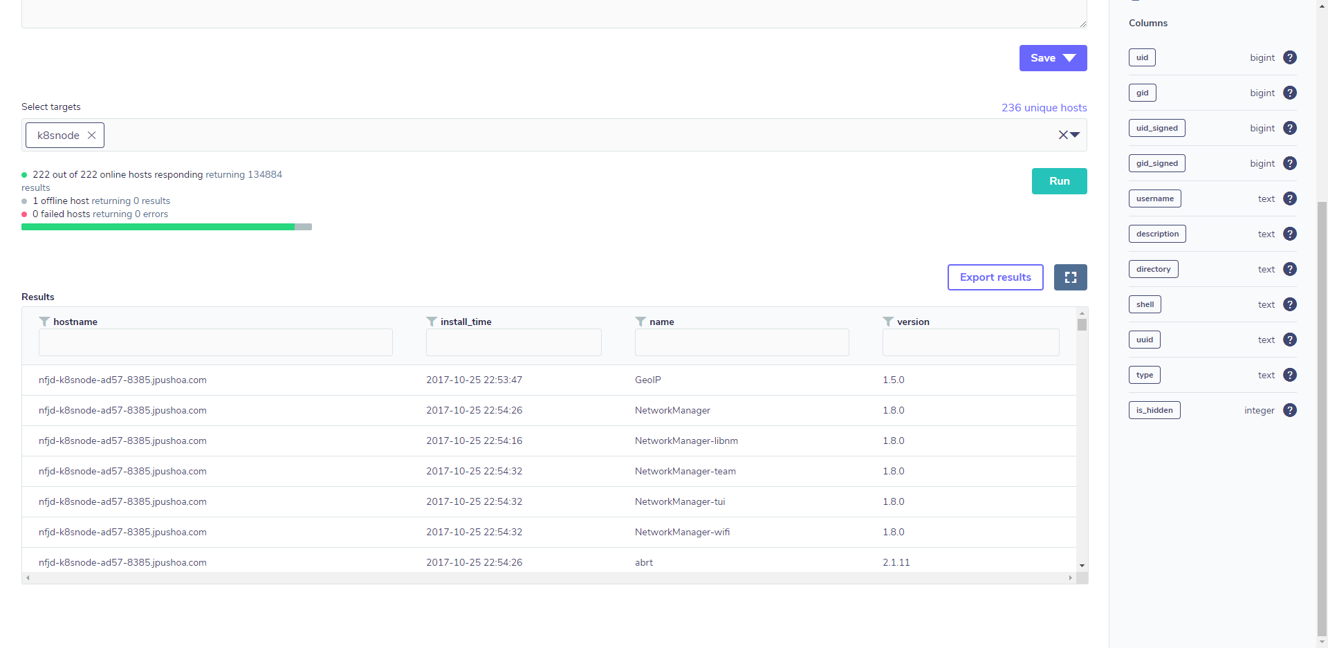 Fleet UI query stuck · Issue #849 · fleetdm/fleet · GitHub