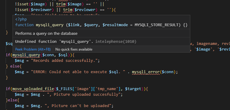 unidefined function · Issue #1248 · bmewburn/vscode-intelephense · GitHub