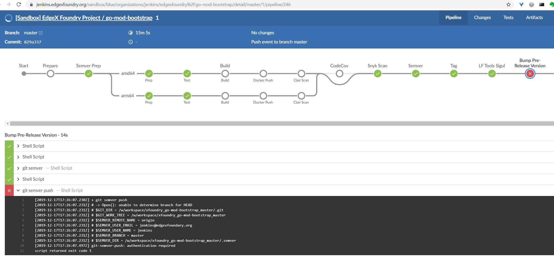 New build automation for go-mod-bootstrap · Issue #13 · edgexfoundry/go-mod-bootstrap · GitHub