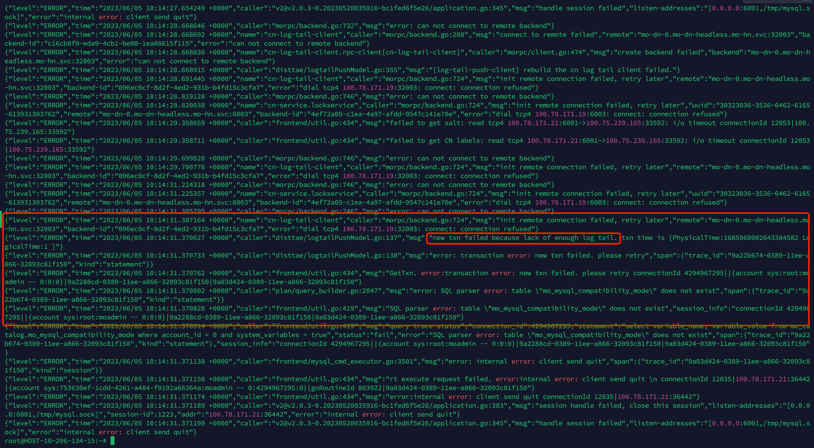 [Bug]: HA issue: MO failed to restore after 2 nodes shutdowned and restarted · Issue #9871 ...