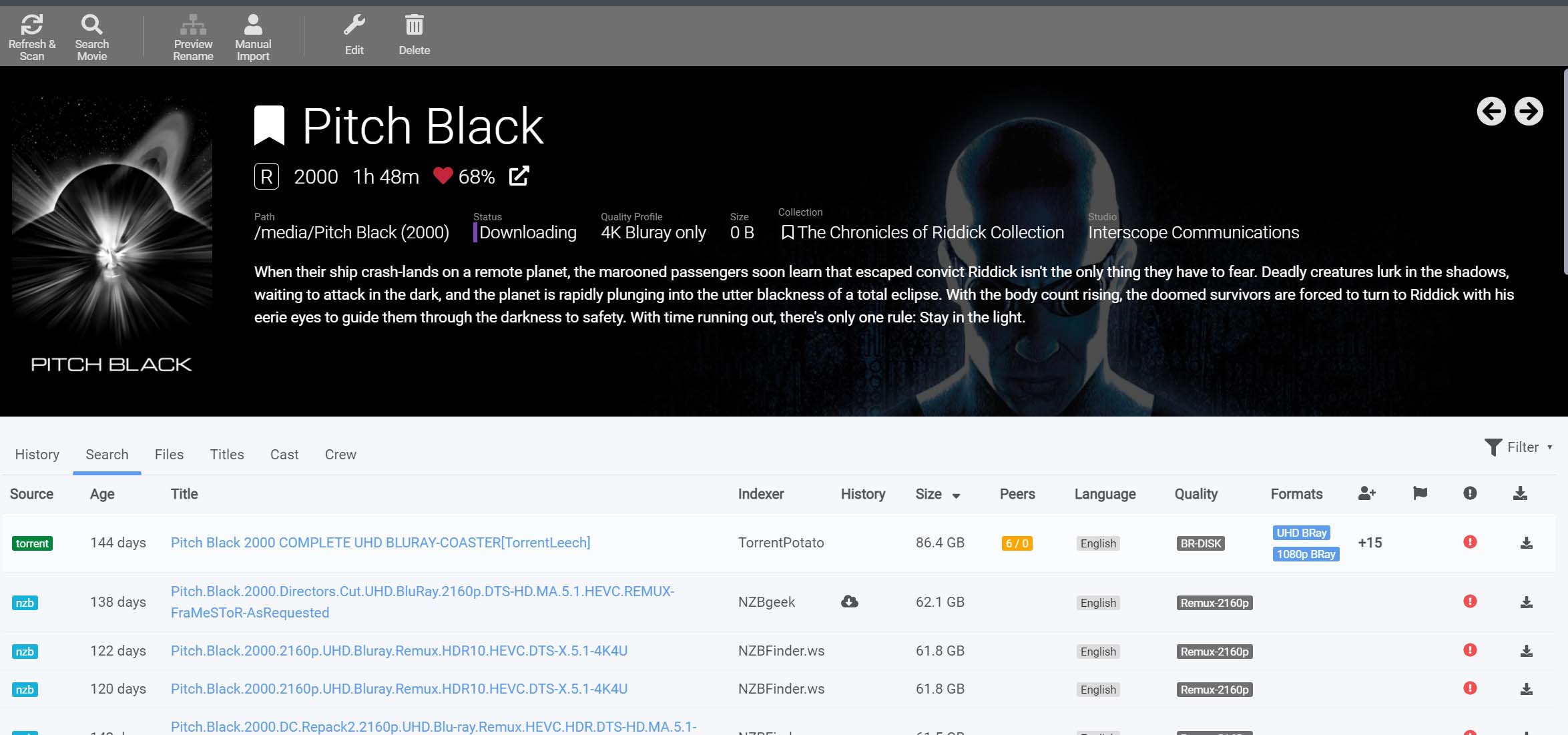 "NOT" on title is not working · Issue #5709 · Radarr/Radarr · GitHub