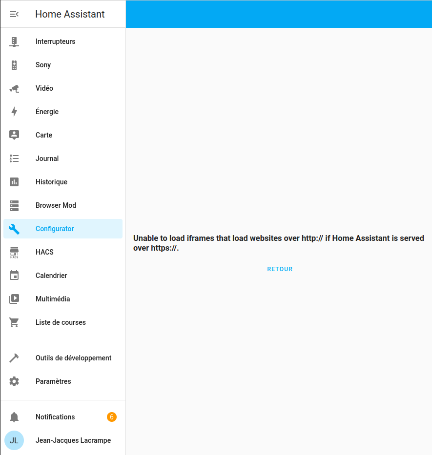 configurator stays in the dashboard of homme assistant while it has been removed · Issue #2 ...