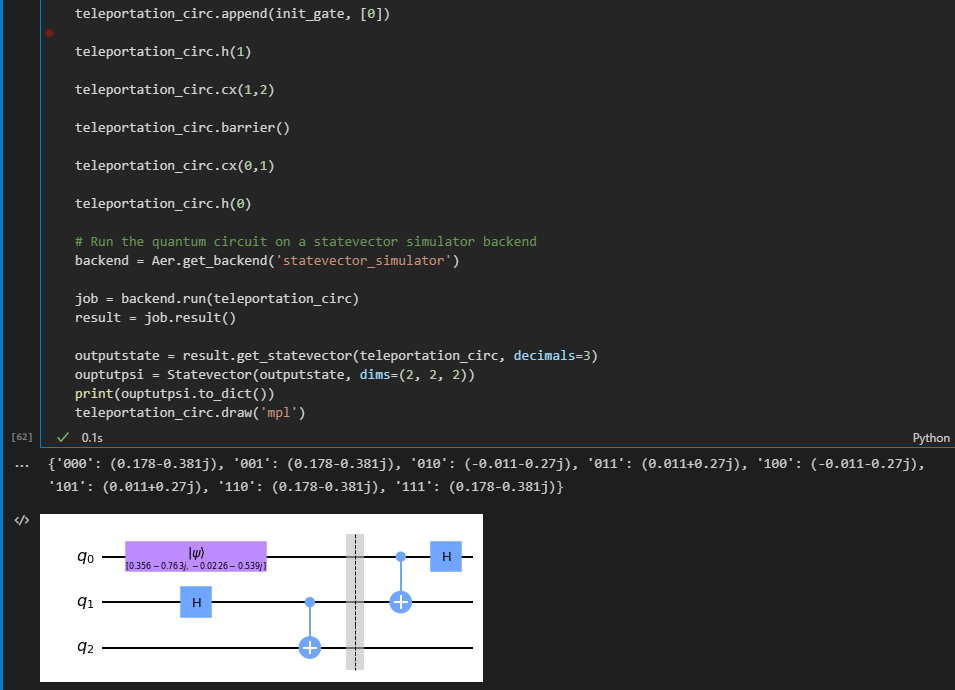 Statevector of Quantum Teleportation Circuit · Issue #1365 · Qiskit/qiskit-metapackage · GitHub