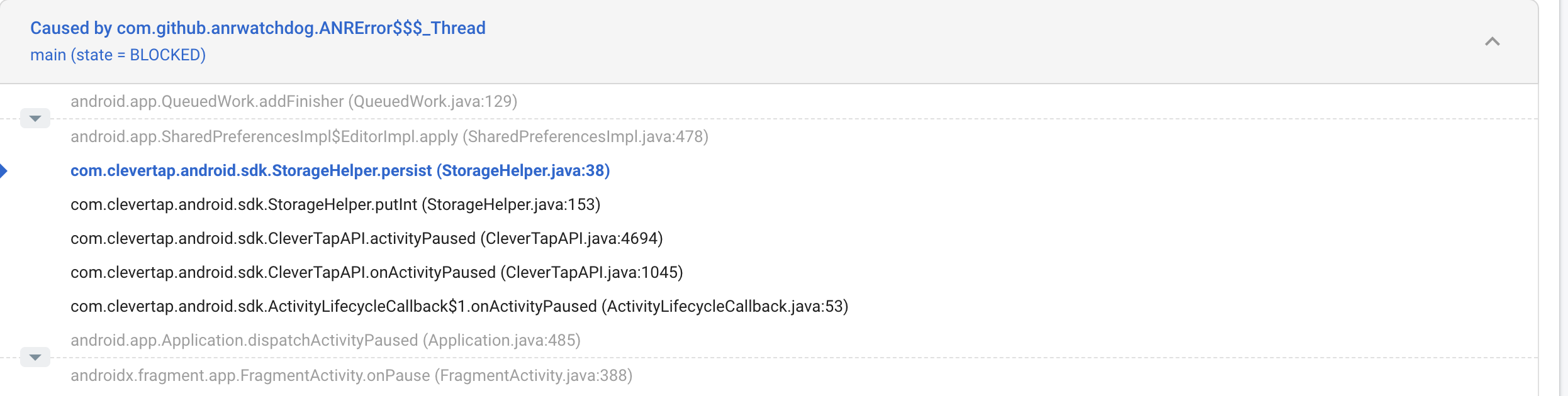 Getting ANR need some insight if reason is in SDK · Issue #199 · CleverTap/clevertap-android-sdk ...