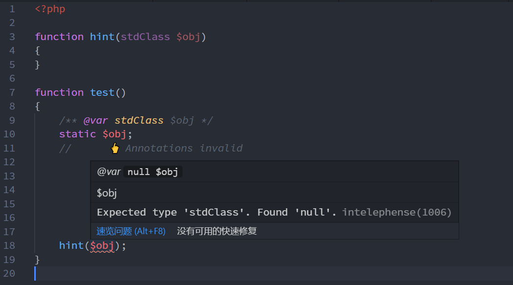 When variable use `static` modifiers, `@var` annotation is invalid... · Issue #1333 · bmewburn ...