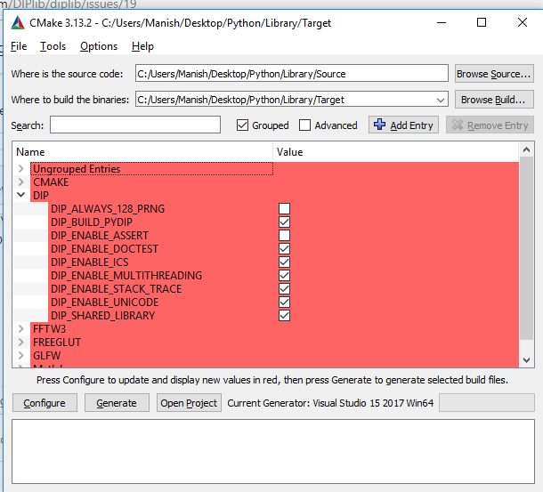 Error in Building Library -Window · Issue #19 · DIPlib/diplib · GitHub