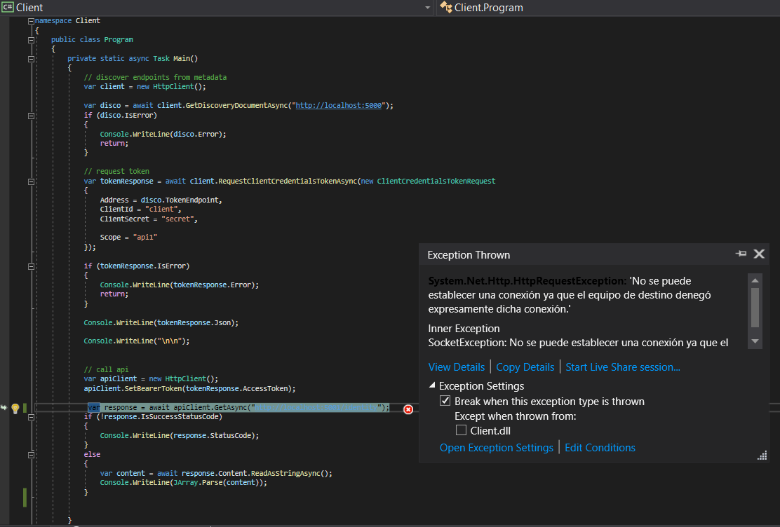 I cant connect to the Api from the Client. · Issue #4183 ...