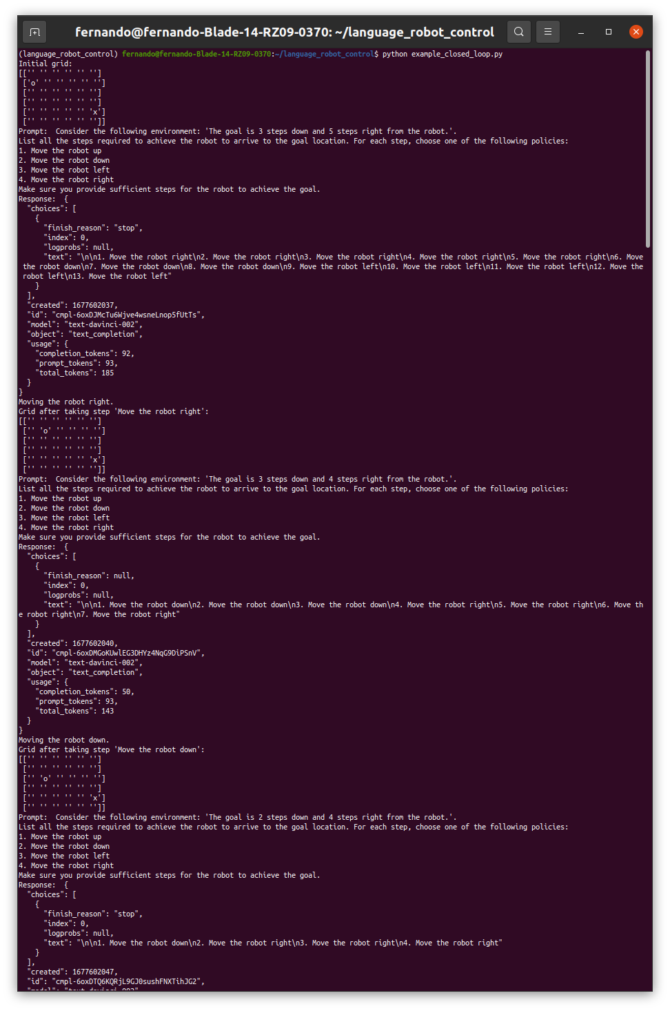 Github Feracero Language Robot Control Using Language For Robot Control