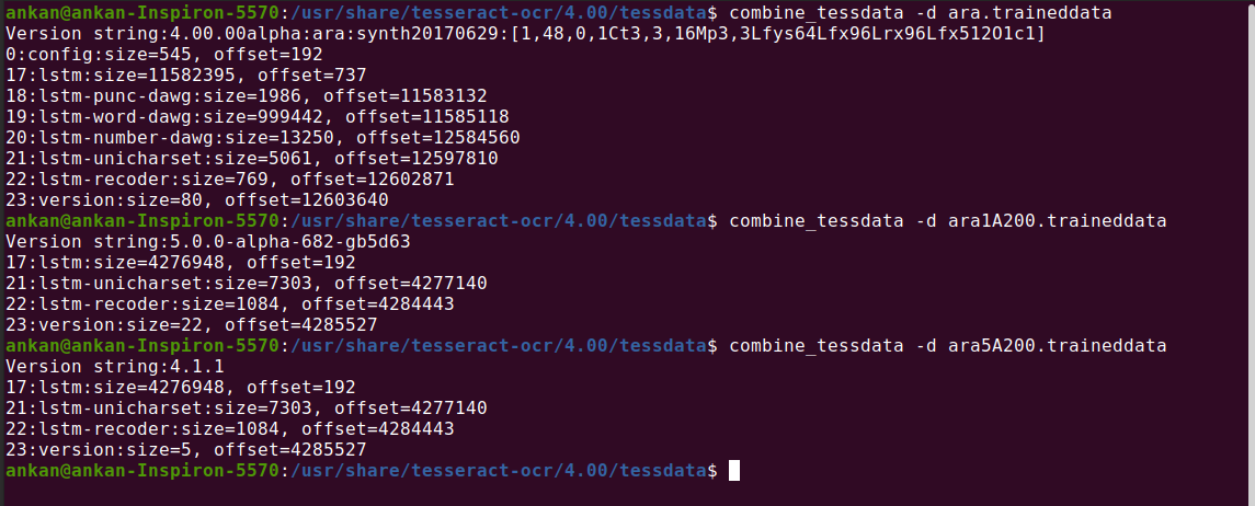 Model Specification Using Combinetessdata · Issue 3042 · Tesseract Ocrtesseract · Github